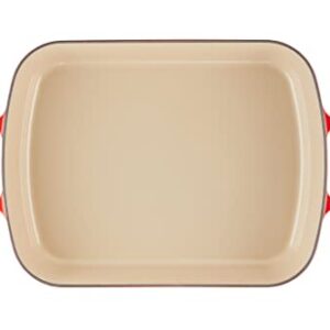 Le Creuset Enameled Cast Iron Signature Rectangular Roaster, 7 qt. (12.8" x 18.7"), Cerise