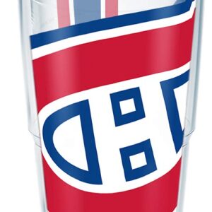 Tervis Made in USA Double Walled NHL Montreal Canadiens Insulated Tumbler Cup Keeps Drinks Cold & Hot, 24oz, Colossal