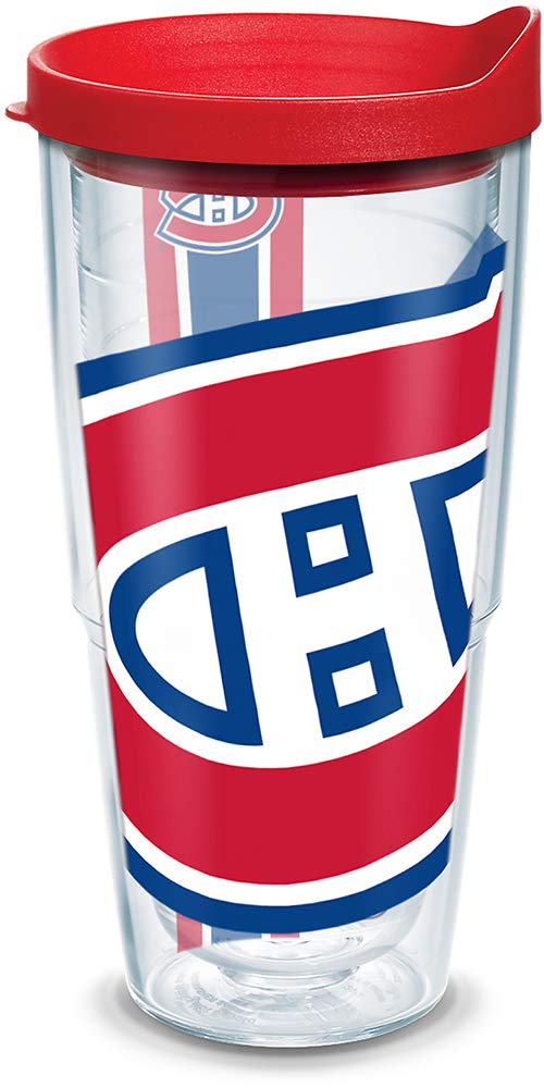 Tervis Made in USA Double Walled NHL Montreal Canadiens Insulated Tumbler Cup Keeps Drinks Cold & Hot, 24oz, Colossal