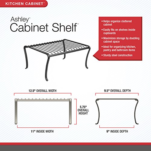 Spectrum Diversified Ashley Cabinet Shelf, Satin Nickel