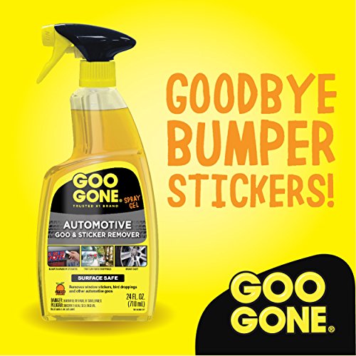 Goo Gone Automotive Cleaner - 24 Ounce - Bumper Stickers, Gum, Bird Droppings, Tree Sap, Spray Paint, Brake Dust and Asphalt