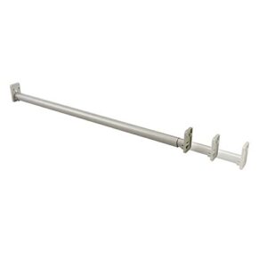 closetmaid 8891 suitesymphony expandable closet rod, satin nickel