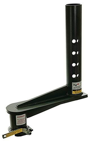 Youngs Product, LLC SB116 Pop Up Gooseneck Extended Coupler - 4.5" Round, 16" Offset