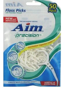 aim floss picks waxed 50 each