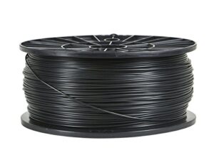 monoprice pla premium 3d printer filament - black - 1kg spool, 3mm thick (110554)