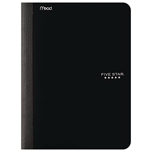 Five Star Composition Book/Notebook, Wide Ruled Paper, 100 Sheets, 9-3/4" x 7-1/2", Color Selected For You, 1 Count (09006)