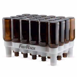 fastferment - frb1 fastferment frbb-24 bottle drying rack, fastrack24, white