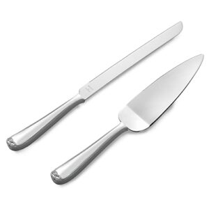 wedgwood vera wang infinity cake knife & server set