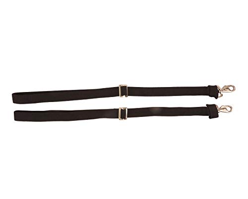 Derby Originals Premium Pair of Removable Universal Elastic Leg Straps for Horse Blankets - Featuring a Loop End Safety Design and Premium Swivel Snaps