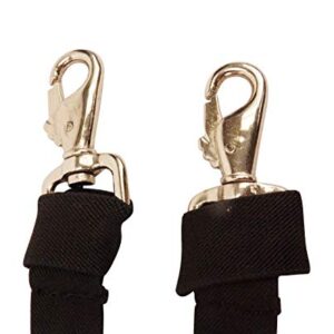 Derby Originals Premium Pair of Removable Universal Elastic Leg Straps for Horse Blankets - Featuring a Loop End Safety Design and Premium Swivel Snaps