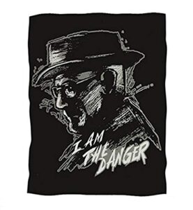 breaking bad i am the danger lightweight fleece throw blanket | 45 x 60 inches