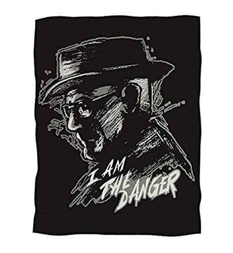 Breaking Bad I Am The Danger Lightweight Fleece Throw Blanket | 45 x 60 Inches