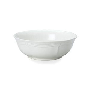 Mikasa French Countryside Cereal Bowl, 7-Inch, Set of 4 , White - F9000-421, 30 ounces