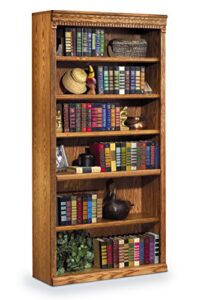 martin furniture huntington oxford 72" open bookcase, wheat finish, fully assembled