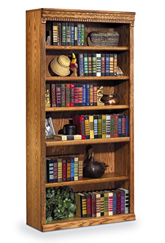 Martin Furniture Huntington Oxford 72" Open Bookcase, Wheat Finish, Fully Assembled