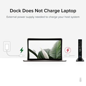 Plugable USB 3.0 Laptop Docking Station for Windows (Dual Video HDMI & DVI / VGA, Gigabit Ethernet, Audio, 6 USB Ports)