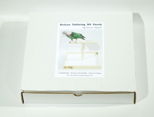 Deluxe Tabletop NU Perch - Parrot T Perch Stand