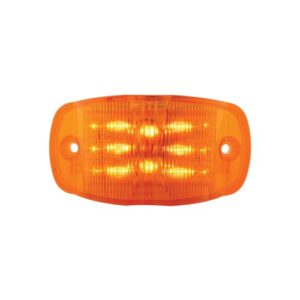 gg grand general 76250 rectangular amber/amber wide angle 14 led marker light