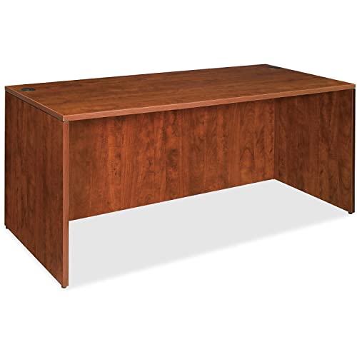 Lorell 69407 Rectangular Desk Shell, 72-Inch X29-1/2-Inch X36-Inch , Cherry