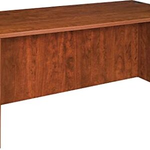 Lorell 69407 Rectangular Desk Shell, 72-Inch X29-1/2-Inch X36-Inch , Cherry