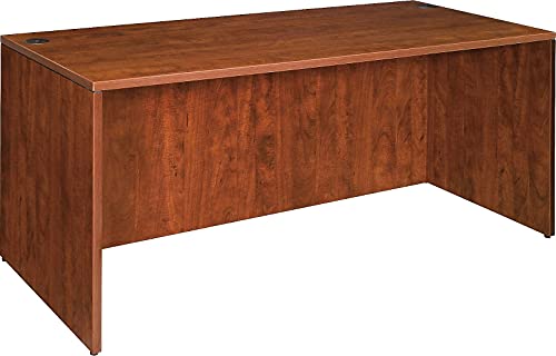 Lorell 69407 Rectangular Desk Shell, 72-Inch X29-1/2-Inch X36-Inch , Cherry