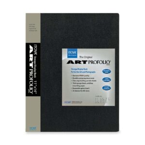 itoya profolio series 11 x 14 inch art presentation portfolio