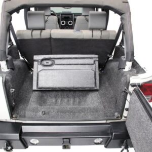 Bedrug - Jeep Cargo Kit | 2007 - 2010 Jeep Wrangler JK 2 Door, Cargo Liner w/ Tailgate & Tub Liner | Grey - 5 pc. | BRJK07R2