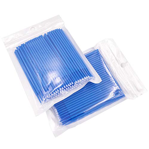 SMEDENT Dental Blue Disposable Micro Applicator Brush Bendable 400 Pcs New Brand