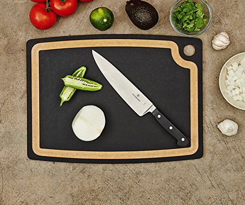 Epicurean Gourmet Series Cutting Board with Juice Groove, 17.5-Inch by 13-Inch, Slate/Natural