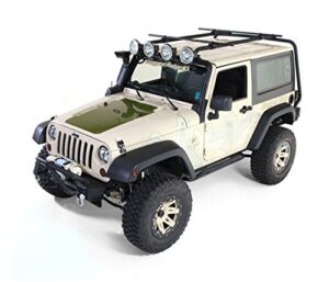 rugged ridge | sherpa roof rack | 11703.01 | fits 2007-2018 jeep wrangler jk 2-door