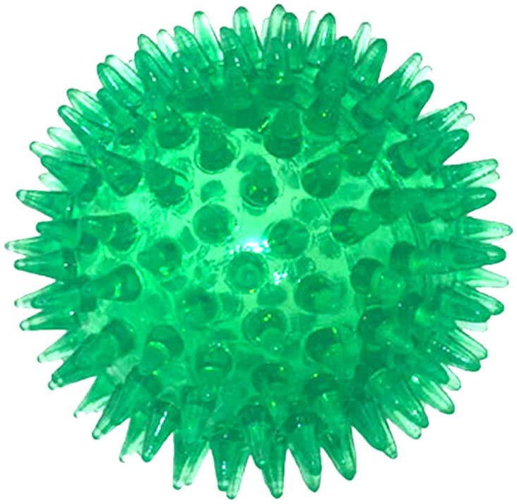 PetSport 2" Gorilla Spiky Ball Floating Dog Toy - Small | Vanilla Scented Super Durable TPR Rubber | Ultra Light, Strong & Bouncy | Play Fetch with Your Pet, Colors Will Vary