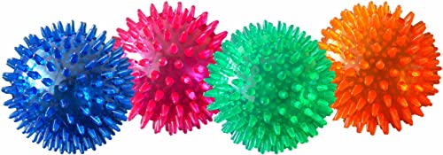 PetSport 2" Gorilla Spiky Ball Floating Dog Toy - Small | Vanilla Scented Super Durable TPR Rubber | Ultra Light, Strong & Bouncy | Play Fetch with Your Pet, Colors Will Vary