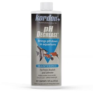 kordon #35326 ph decrease adjuster for aquarium, 16-ounce