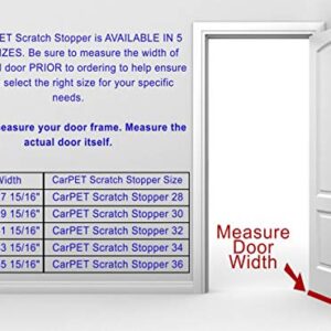 KittySmart Carpet Scratch Stopper Stop Cats from Scratching Carpet at Doorway Instantly, 5 Year Warranty, Ready for Immediate Use - Requires No Cutting, Modification, Hooks, Tape or Fasteners