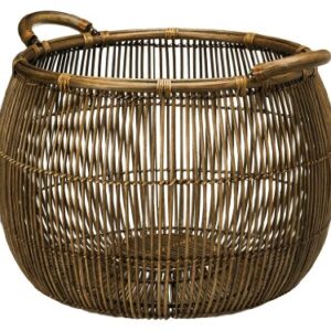 KOUBOO Large Open Weave Rattan Storage Basket