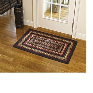 park designs folk art - braided rectangle rug 27'' x 45''