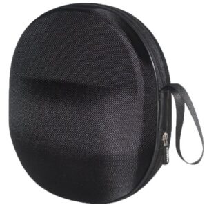 XXL CASEBUDi Hard Headphone Case Compatible with The Largest Audio and Aviation Headsets - Black Ballistic Nylon