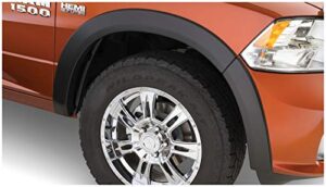 bushwacker 50049-02 black oe-style smooth finish front fender flares for 2009-2018 dodge ram 1500 (excludes r/t & rebel); 2019-2021 ram 1500 classic (excludes rebel models)