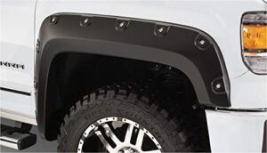 bushwacker 40117-02 front boss pocket style fender flare for gmc - pair