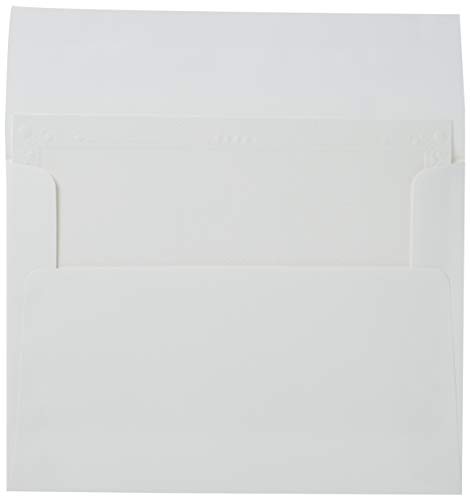 Strathmore 105-680 Photo Mount Cards, White Decorative Embossed Border, 100 Cards & Envelopes