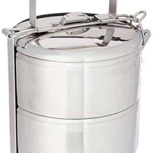 Zebra brand, Stainless steel food carrier 14cm x 2 tier premium quality