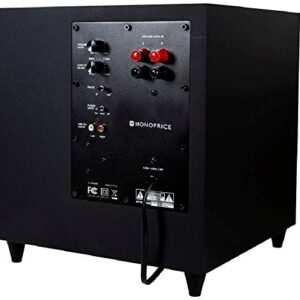 Monoprice 10565 Premium 5.1 Channel Home Theater System with Subwoofer Black