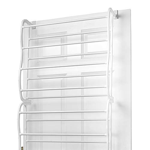 Sunbeam SR00753 Door' 36-Pair Shoe Rack [Misc.], White