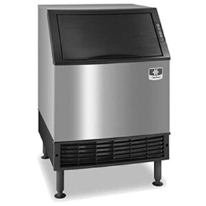 manitowoc udf0140a neo 26" air cooled undercounter dice cube ice machine with 90 lb. bin - 115v, 135 lb