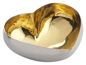 michael aram heart dish, gold