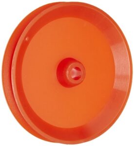 ajax scientific me410-0038s plastic loose pulley, 38mm diameter, 4mm center hole diameter (pack of 10)