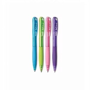 BIC BU3 Retractable Ball Pen, Medium Point (1.0 mm), Assorted Colors, 5-Count