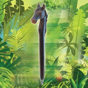 Planet Pens Horse Head Novelty Pen - Cool Fun & Unique Kids & Adults Office Supplies Ballpoint Pen Colorful Ranch Life Writing Pen Instrument For School & Office