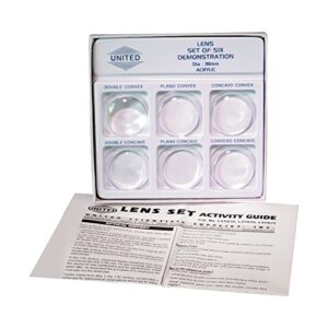 united scientific™ lsta38 demonstration lens set, acrylic, 38mm