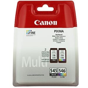 Canon PG-545 CL546 Multi-pack (Black, Cyan, Magenta, Yellow)